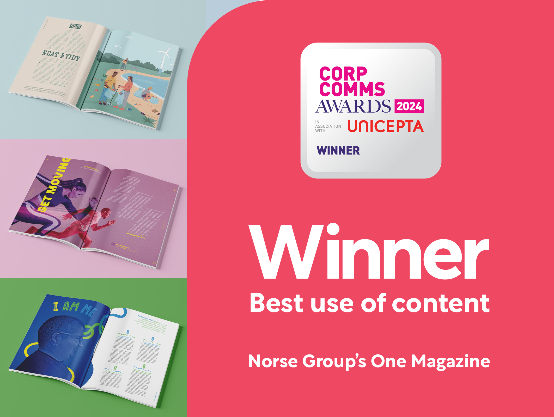 Award win at the Corp Comms Awards - Norse Group
